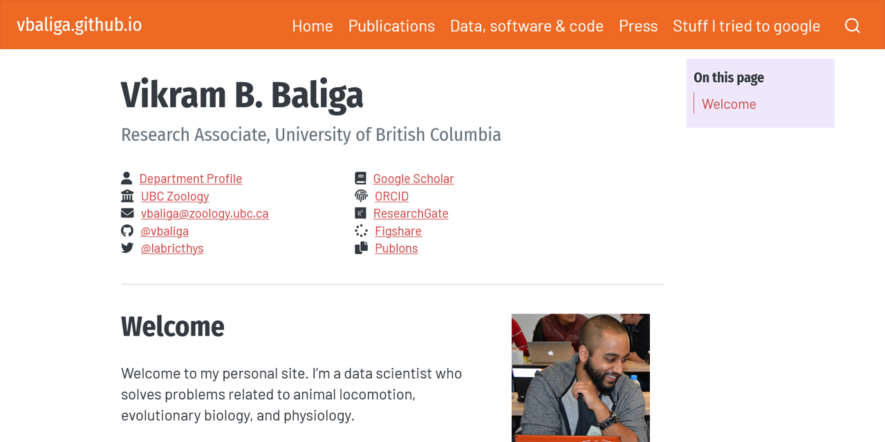 Vikram B. Baliga – vbaliga.github.io